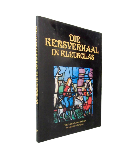 Die Kersverhaal in Kleurglas – Blompot