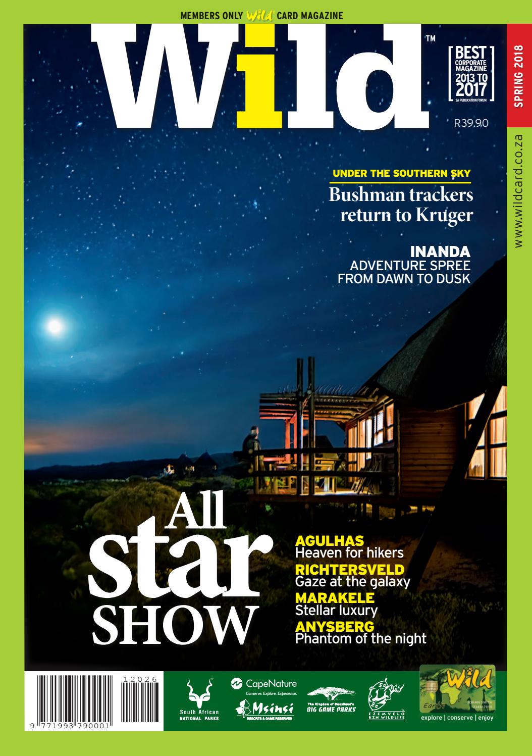 Wild Magazine Sanparks | Spring 2018 – Blompot